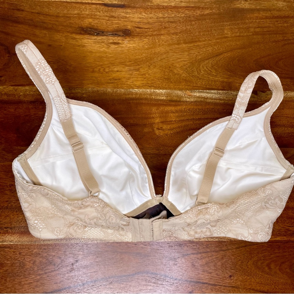 Lilyette 40d Lace Underwire Bra Cream - Gem